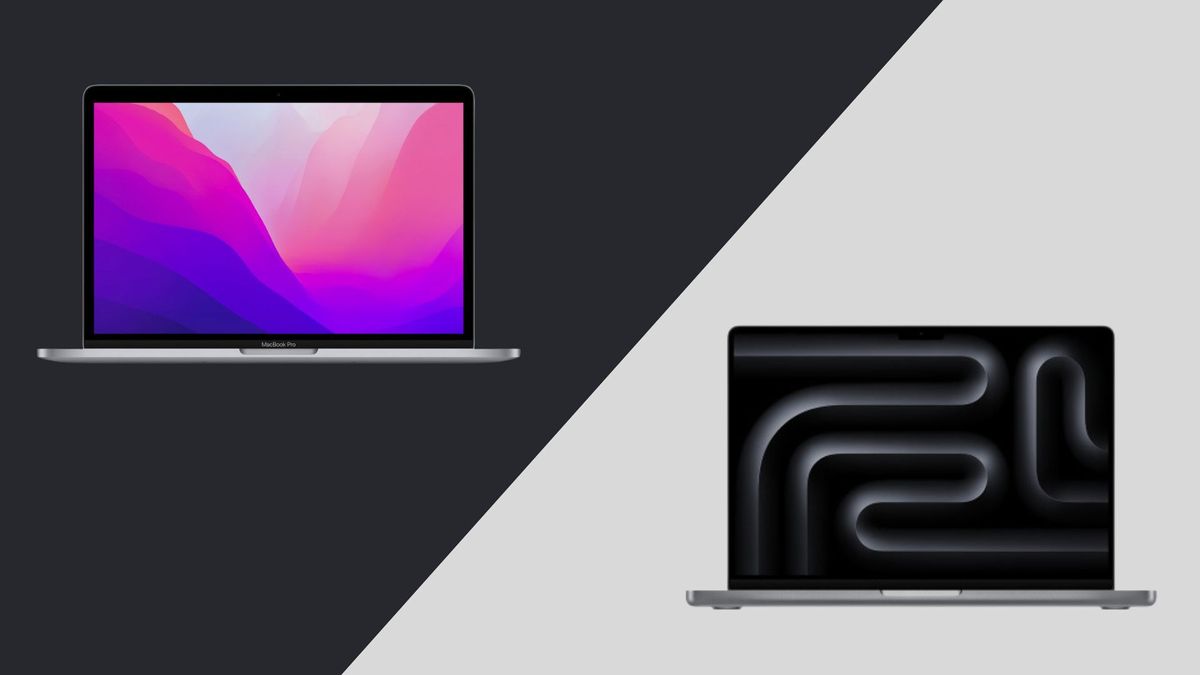 MacBook Pro M2 de 13 polegadas vs MacBook Pro M3 de 14 polegadas: Batalha dos modelos básicos ...